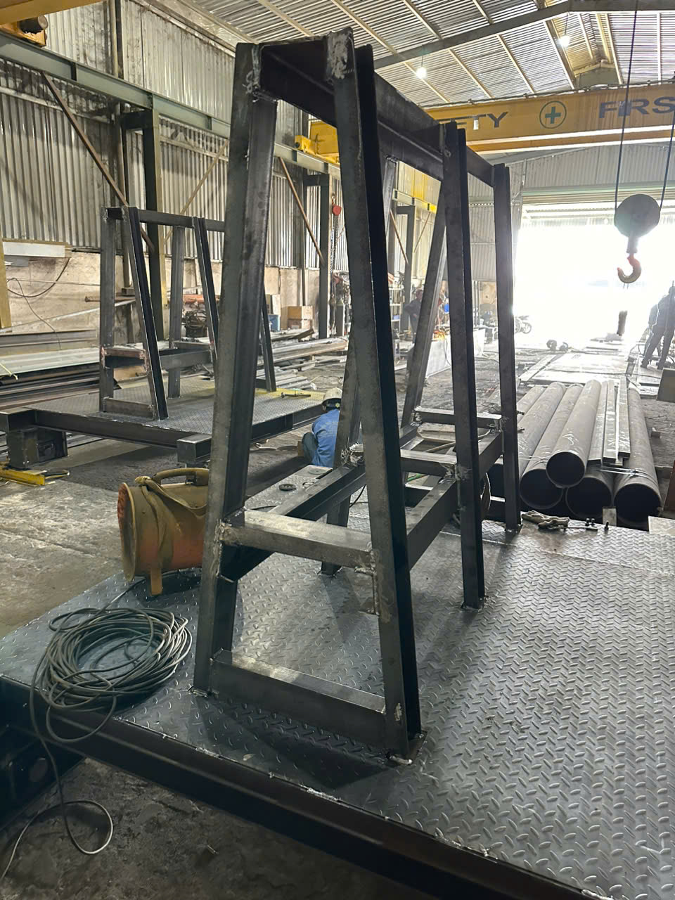Xe goong 5 tấn - Cầu Trục, Cẩu Trục Nhà Xưởng, Cổng Trục, Palang nâng hạ